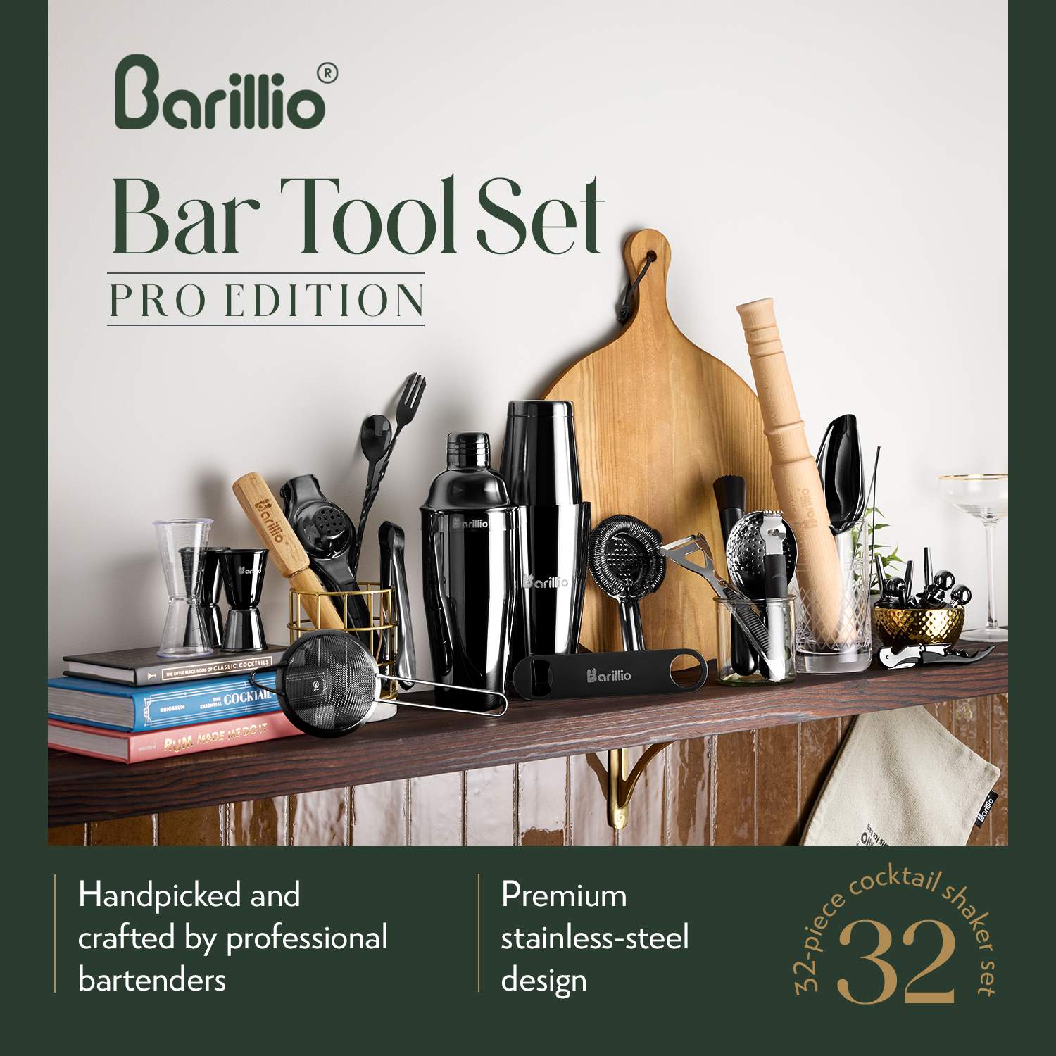 Barillio Shop »Top Design Bar Tools, Uncompromising Quality